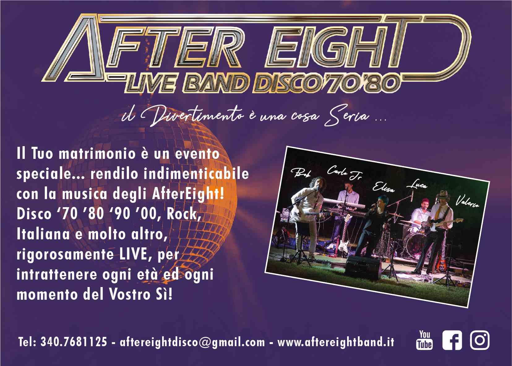AFTER EIGHT BAND - Il Divertimento E' Una Cosa Seria! - VivaBoy